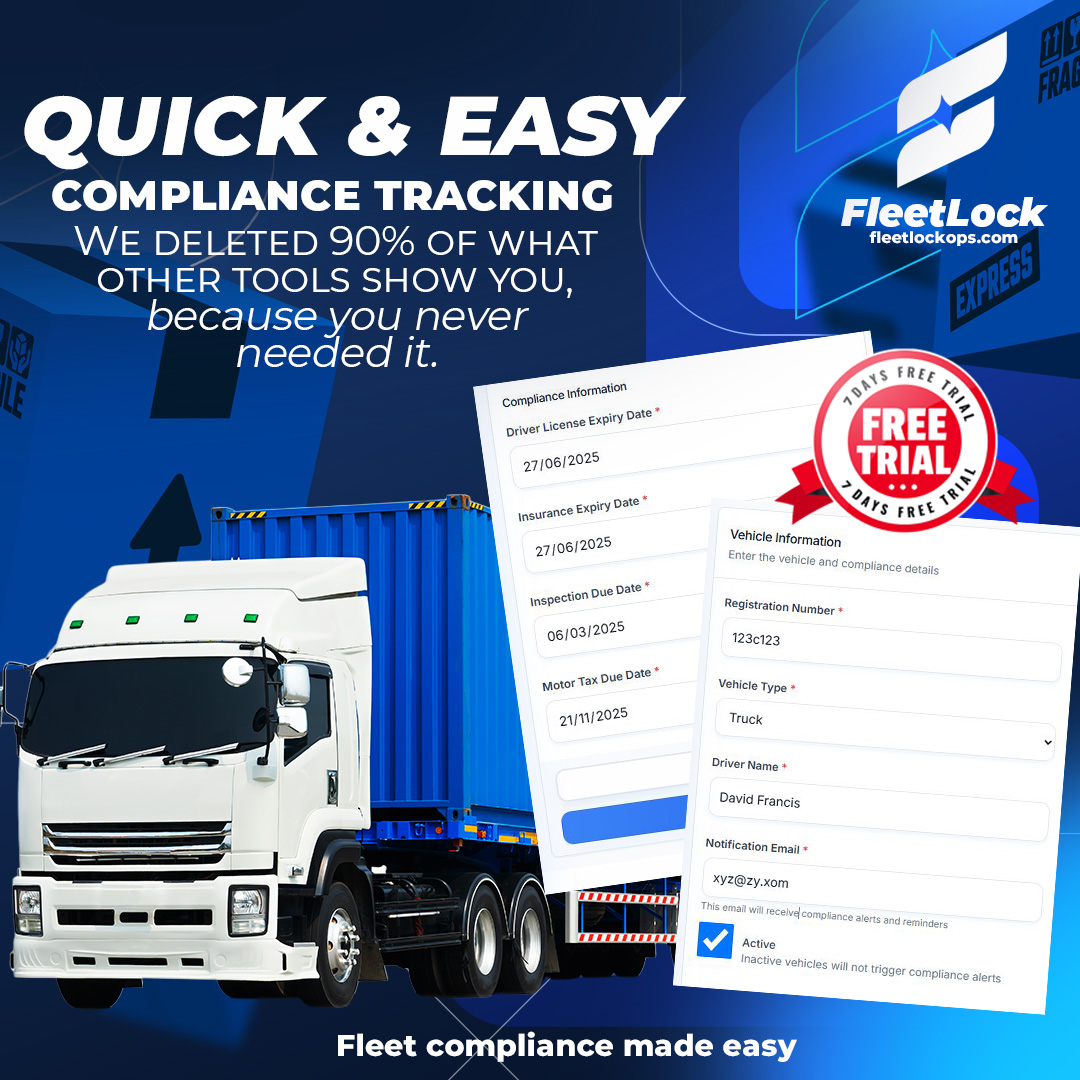 FleetLock | Fleet Compliance Tracker
